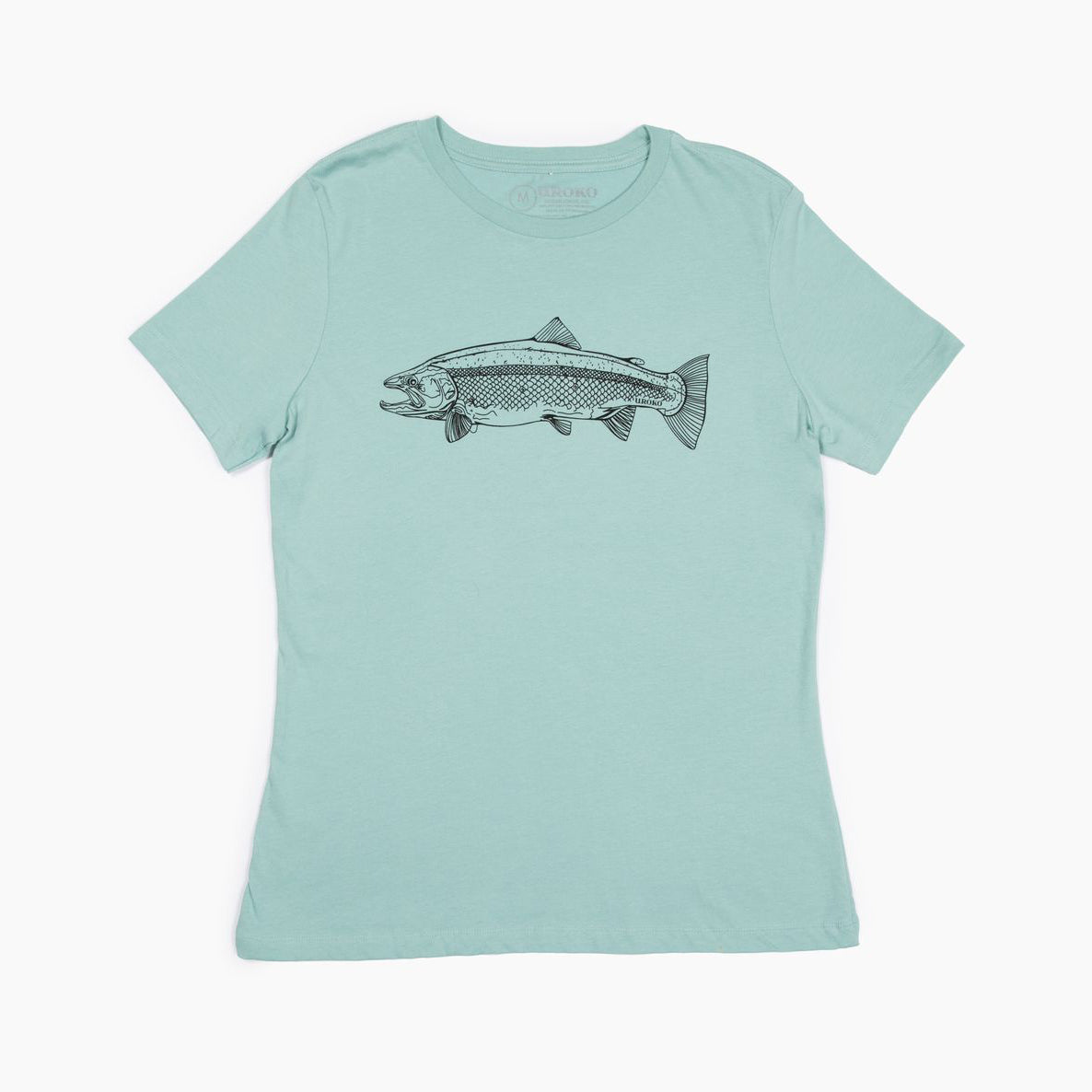 Women's Steelhead Shirt in Dusty Blue | UROKO