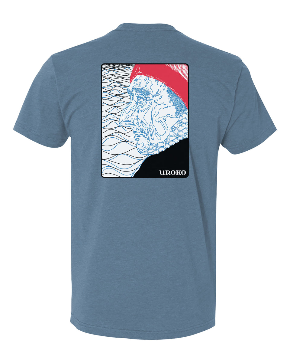 Cousteau Short Sleeve T-Shirt Indigo | Uroko – UROKO