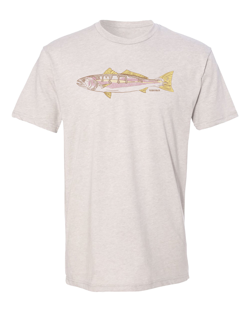 White Sea Bass Shirt in Silk | UROKO